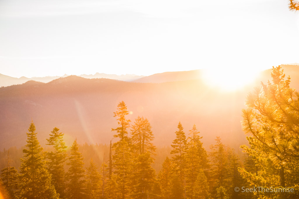 Panoramic Point in Kings Canyon National Park at Sunrise - Through My Lens