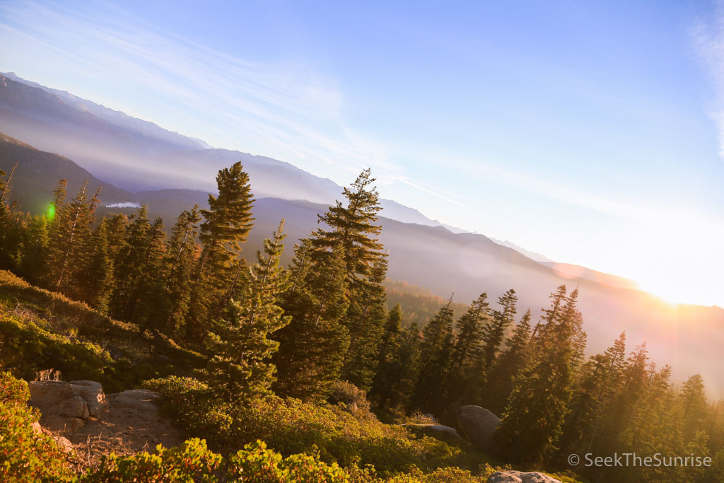 Panoramic Point in Kings Canyon National Park at Sunrise - Through My Lens